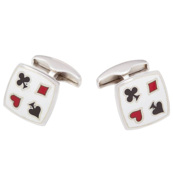 Card Cufflinks - Etsy