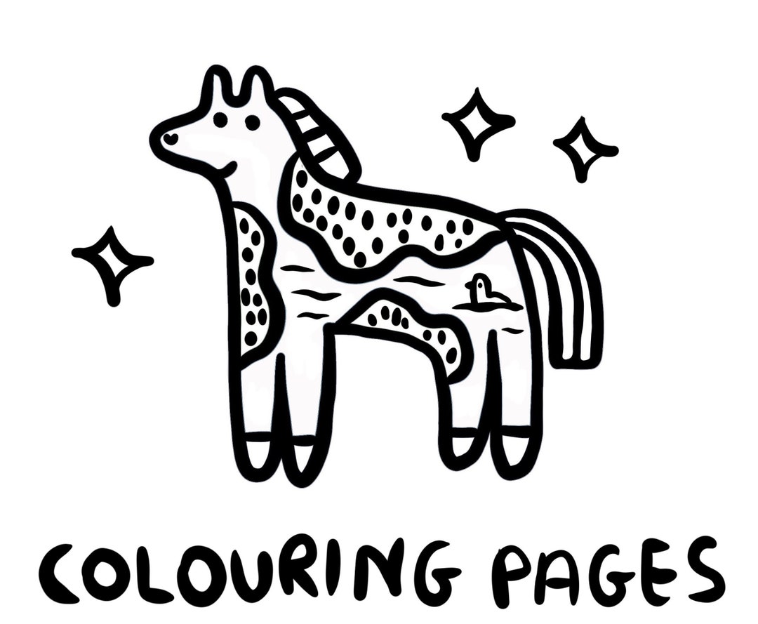 Cute Art Coloring Pages Adult Colouring Book Body Positive - Etsy