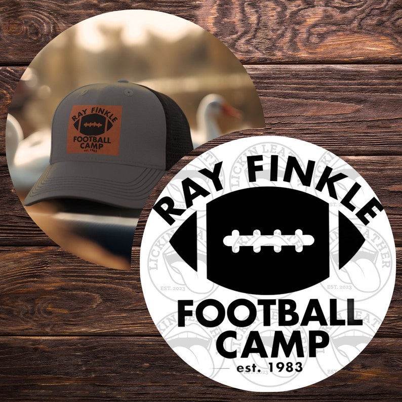 Ray Finkle Football Camp Leather Patch Hat - Etsy