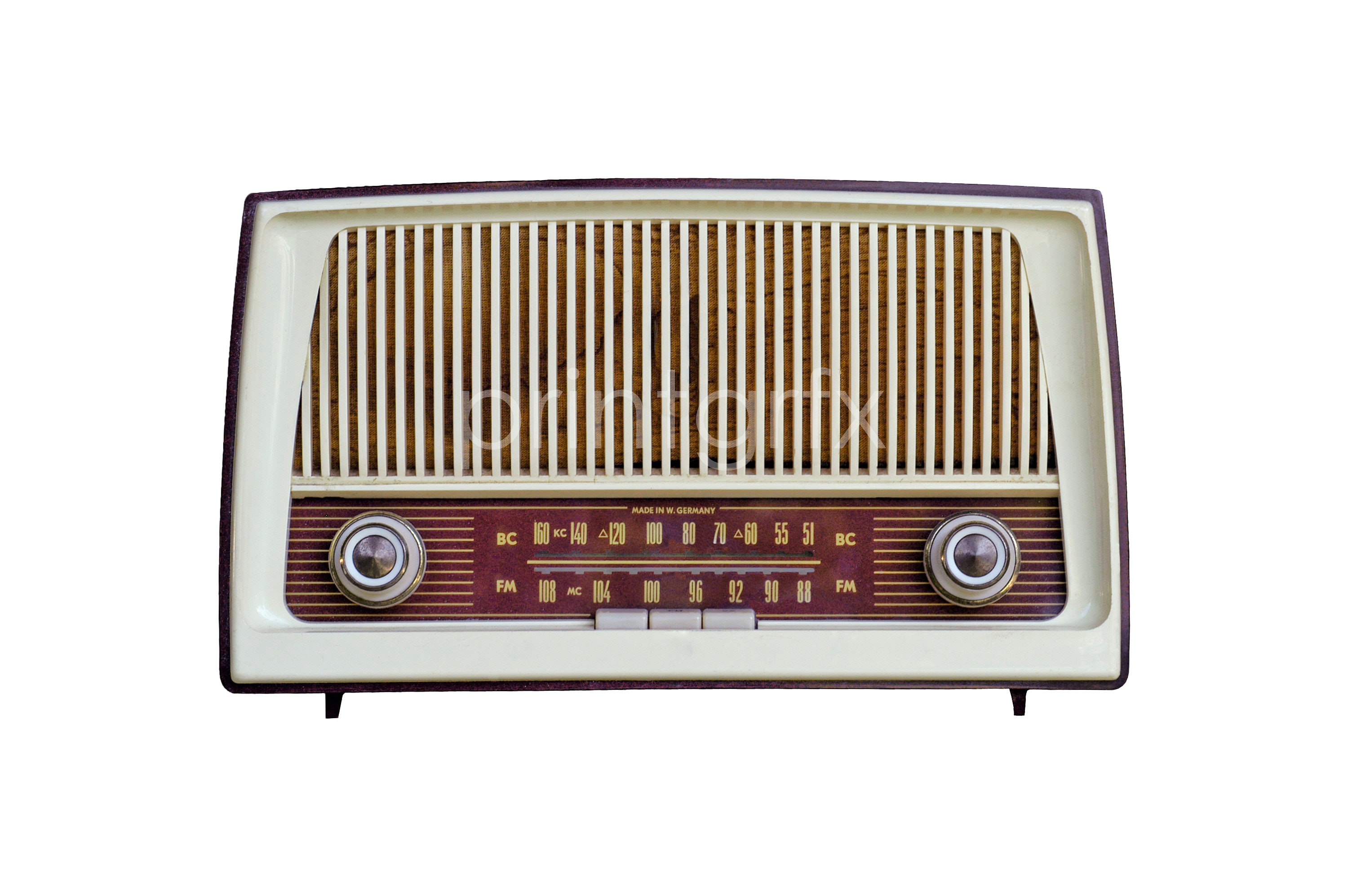 Vintage Radio Clip Art, Digital Clip Art, Mid Century Modern, Retro ...