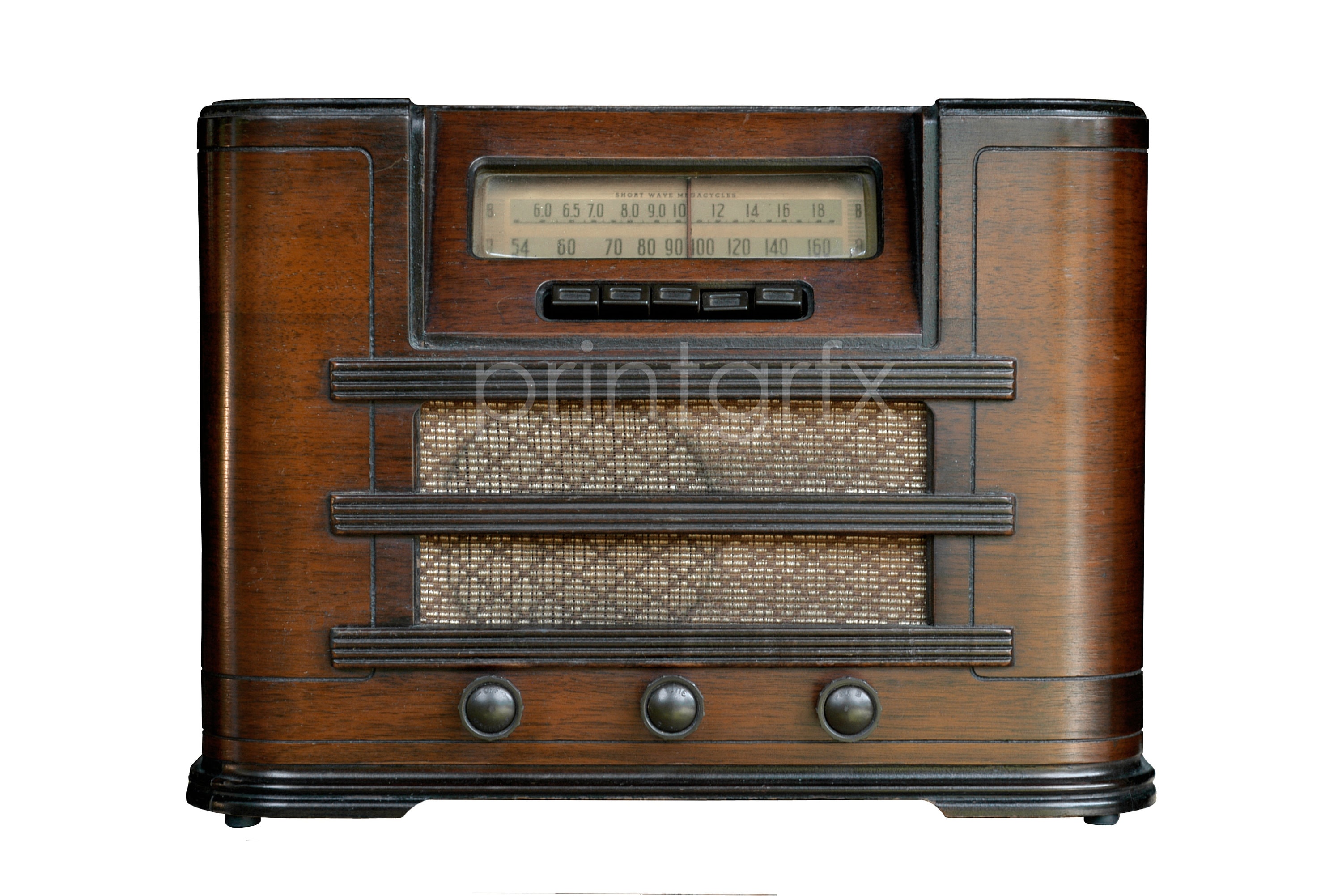 Vintage Radio Clip Art, Digital Clip Art, Digital Graphics, Instant ...