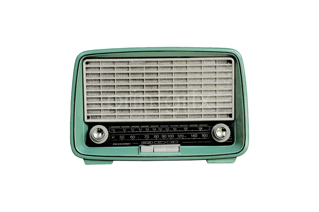 Vintage Radio Clip Art, Digital Clip Art, Digital Graphics, Instant ...