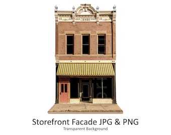 Storefront Facade, Main Street USA, Town Square, Vintage Storefront ...