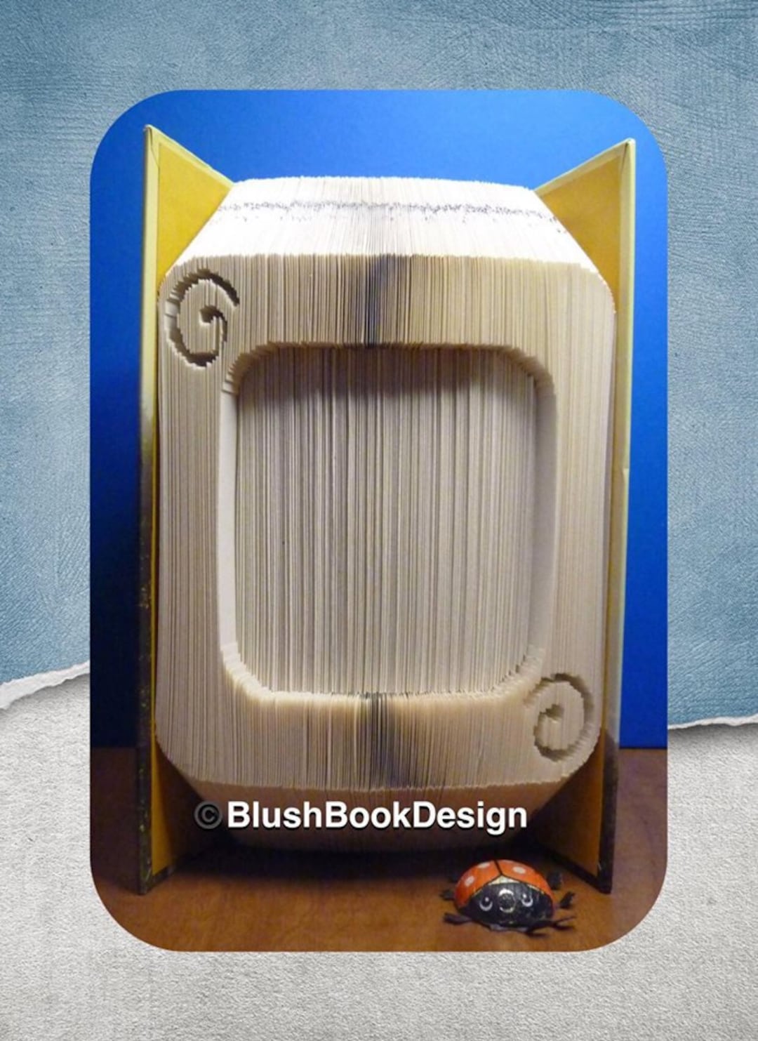 Simple Frame Book Folding Pattern - Etsy