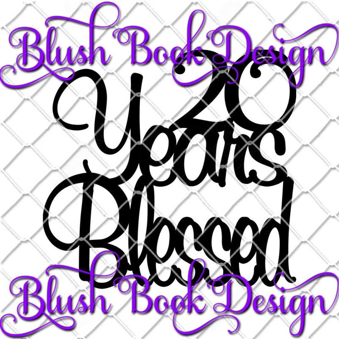 20 Years Blessed Book Folding Pattern Book Art PDF - Etsy