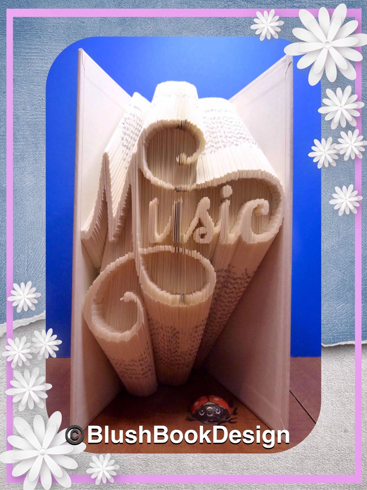 Music Book Folding Pattern - Etsy