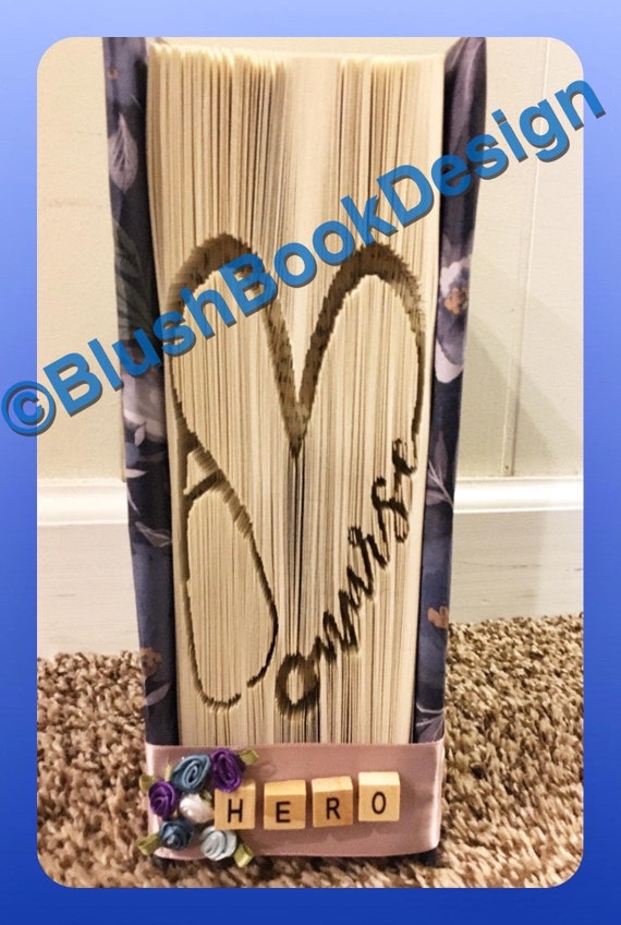 Nurse Stethoscope Cut & Fold Book Folding Pattern - Etsy