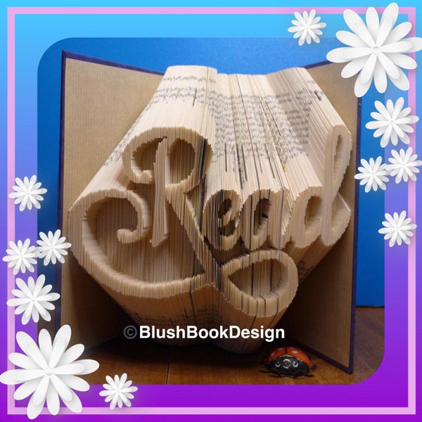 Read Book Folding Pattern - Etsy