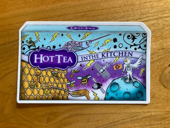 Goose Hot Tea Fan Art Sticker - Etsy