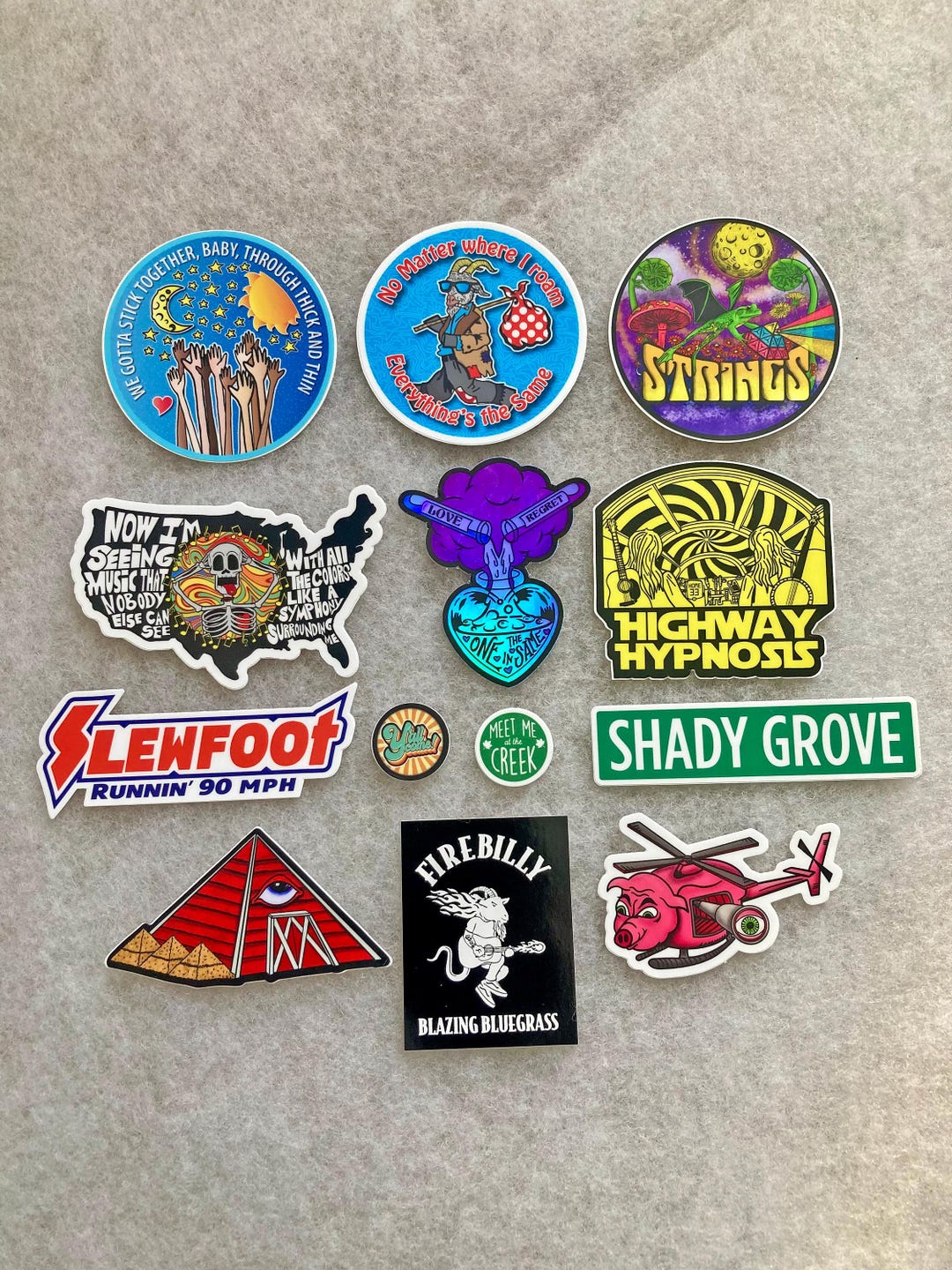 Billy Strings Fan Art Sticker Pack November 2024 - Etsy
