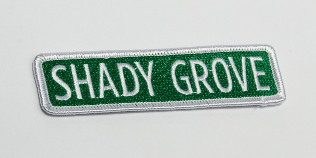 Shady Grove Street Sign Patch Bluegrass Fan Art - Etsy