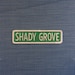 Shady Grove Street Sign Patch Bluegrass Fan Art - Etsy