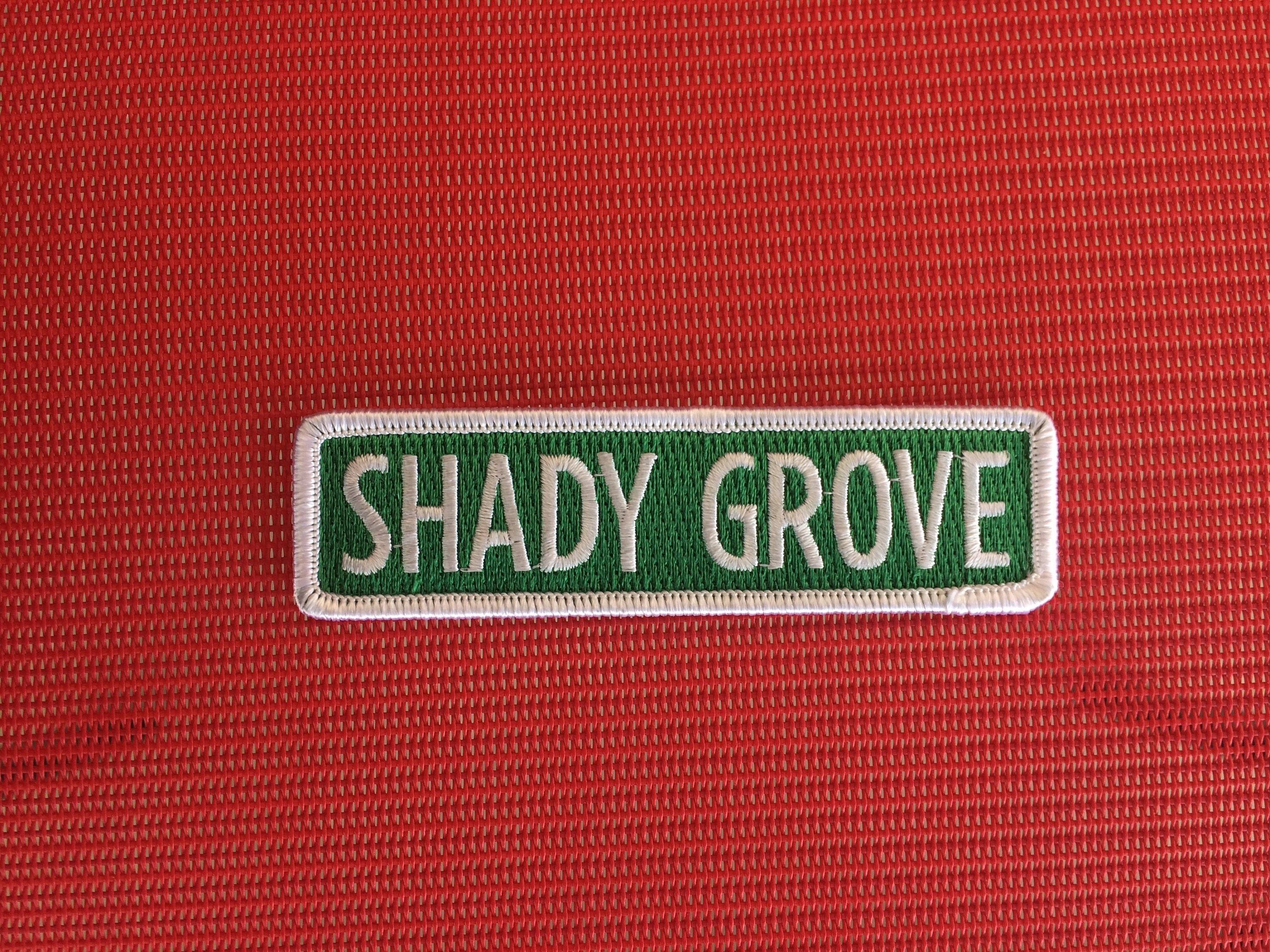 Shady Grove Street Sign Patch Bluegrass Fan Art - Etsy