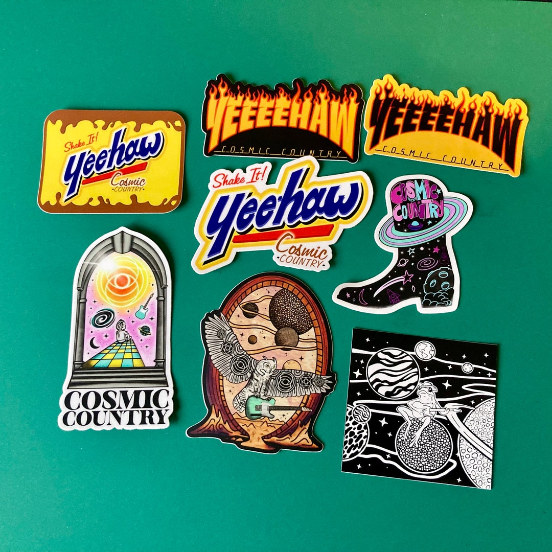 Cosmic Country Sticker Pack - Inspired by Daniel Donato - Etsy