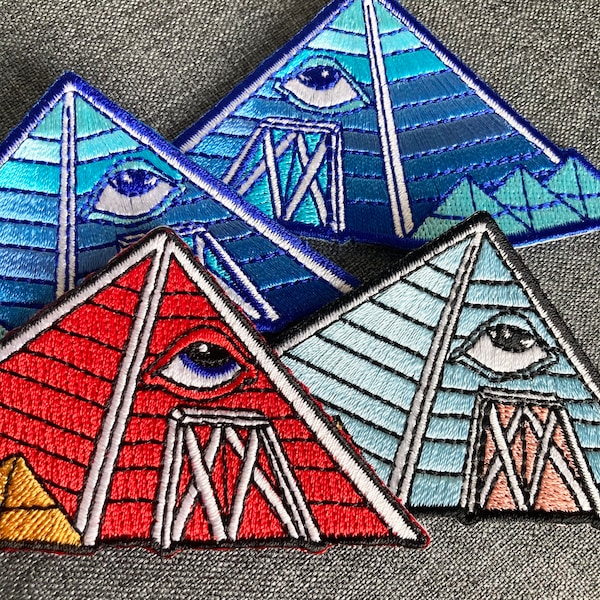 Red Pyramid - Etsy