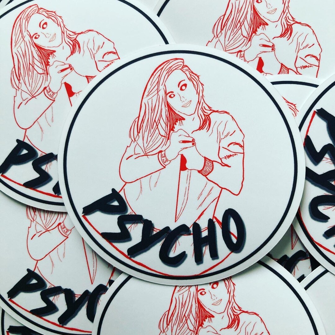 Psycho Sticker - BMFS Fan Art - Etsy