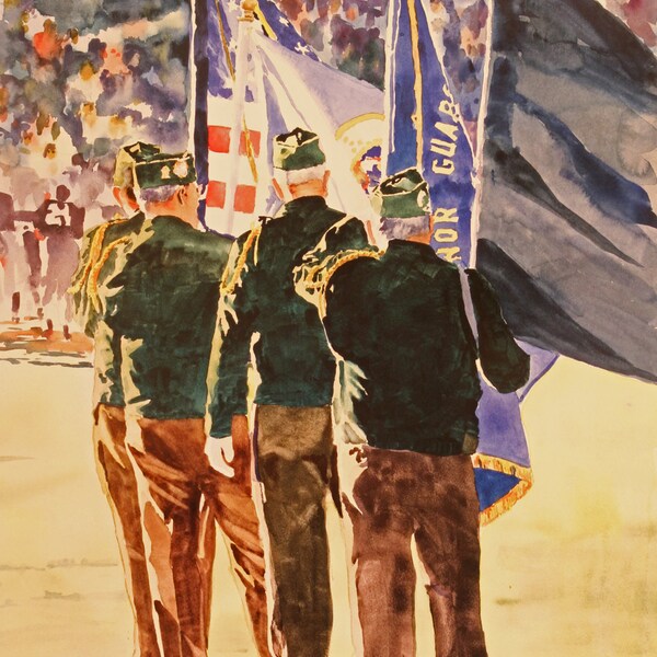 Military Tribute Painting - Etsy