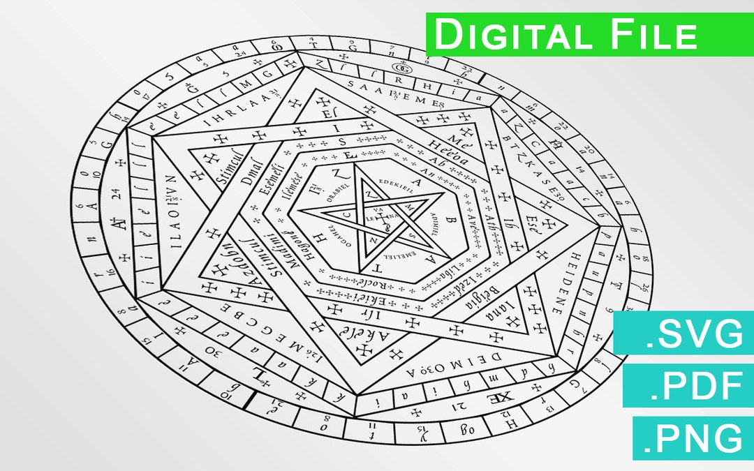 Sigillum Dei (vector Image) - Etsy