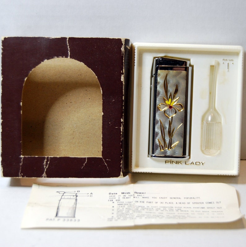 Vintage Pink Lady Perfume Atomizer - Etsy