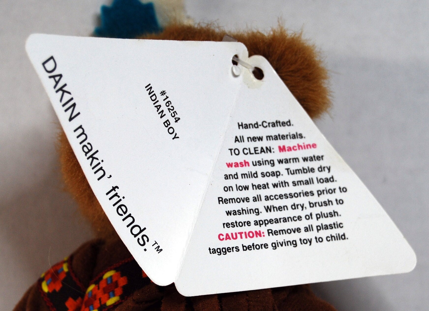 Vintage Dakin Indian Boy Teddy Bear - Etsy