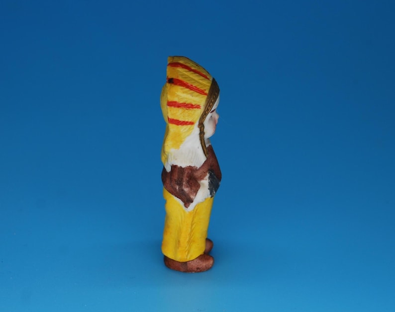 Frozen Charlotte Penny Doll Indian Boy Chief Figurine - Etsy