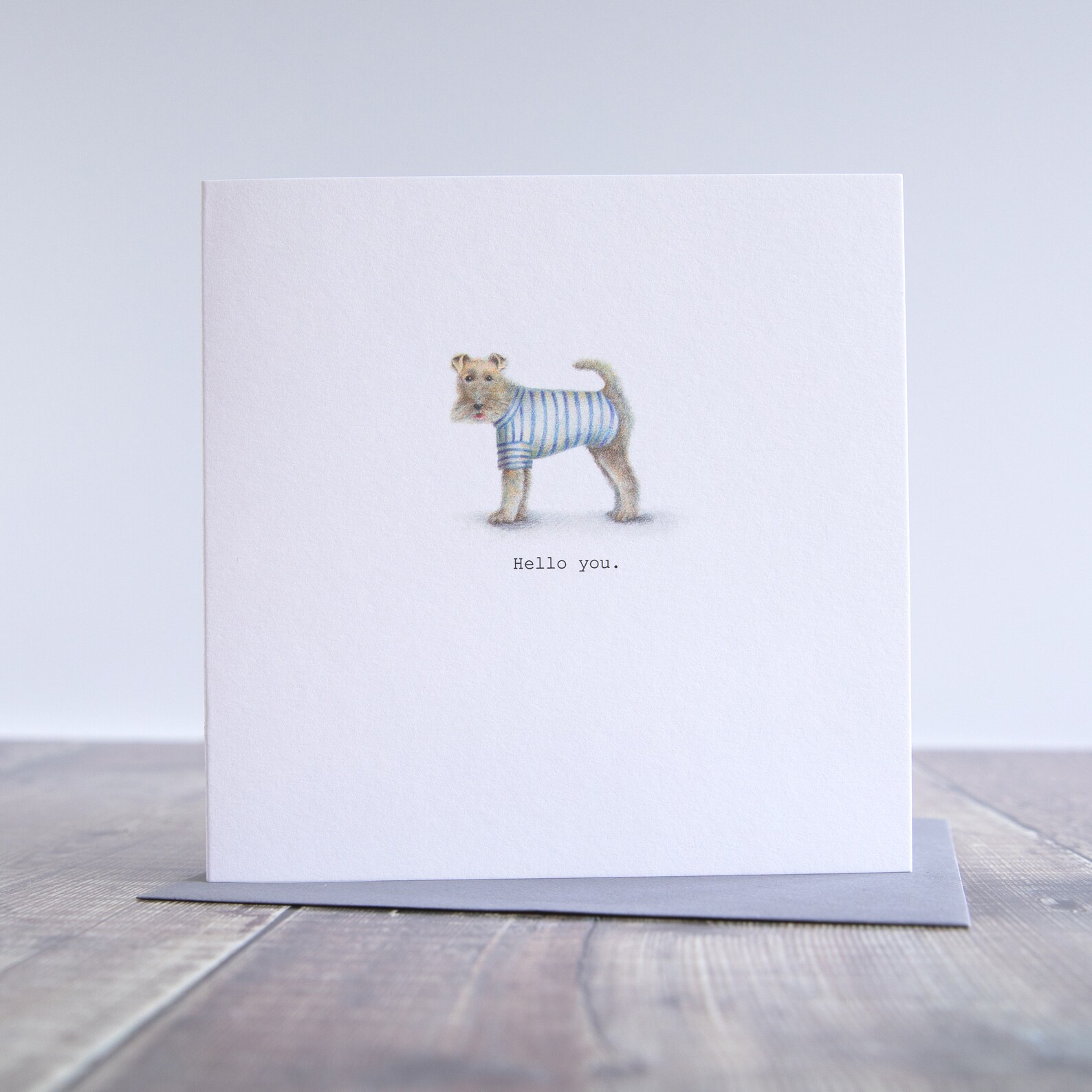 Funny Terrier Birthday Card. Fox Terrier Card. Airedale Thank - Etsy UK