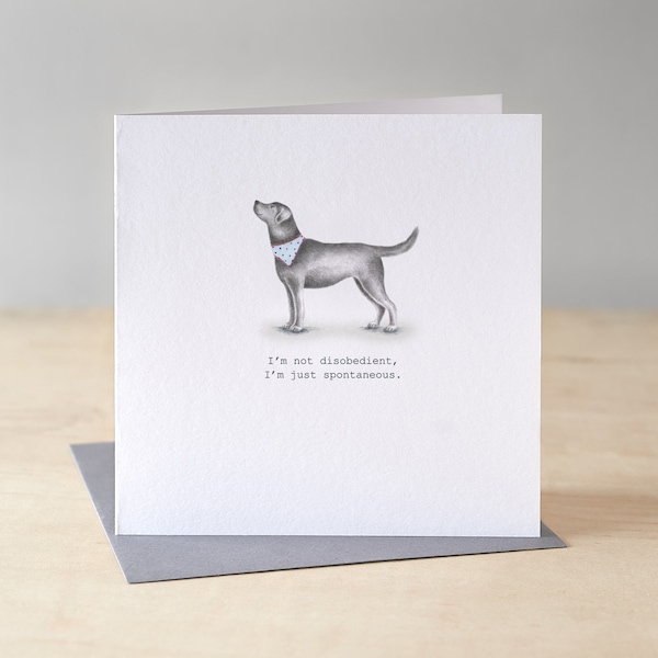 Black Lab Greeting Card - Etsy