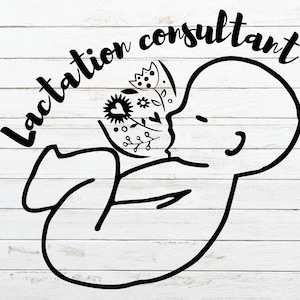 Cute Lactation Consultant Design - SVG PNG Instant Download - Etsy