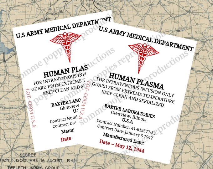 High Quality WW1 & WW2 Reproductions by SommePoppiesRepros on Etsy