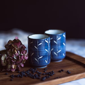 Set of 2 Japanese Teacup Ceramic Tea Cup Mug Japanese Traditional ...