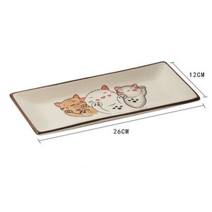 Japanese Style Ceramic Sushi Serving Platter Rectangular Sushi Plate - Etsy