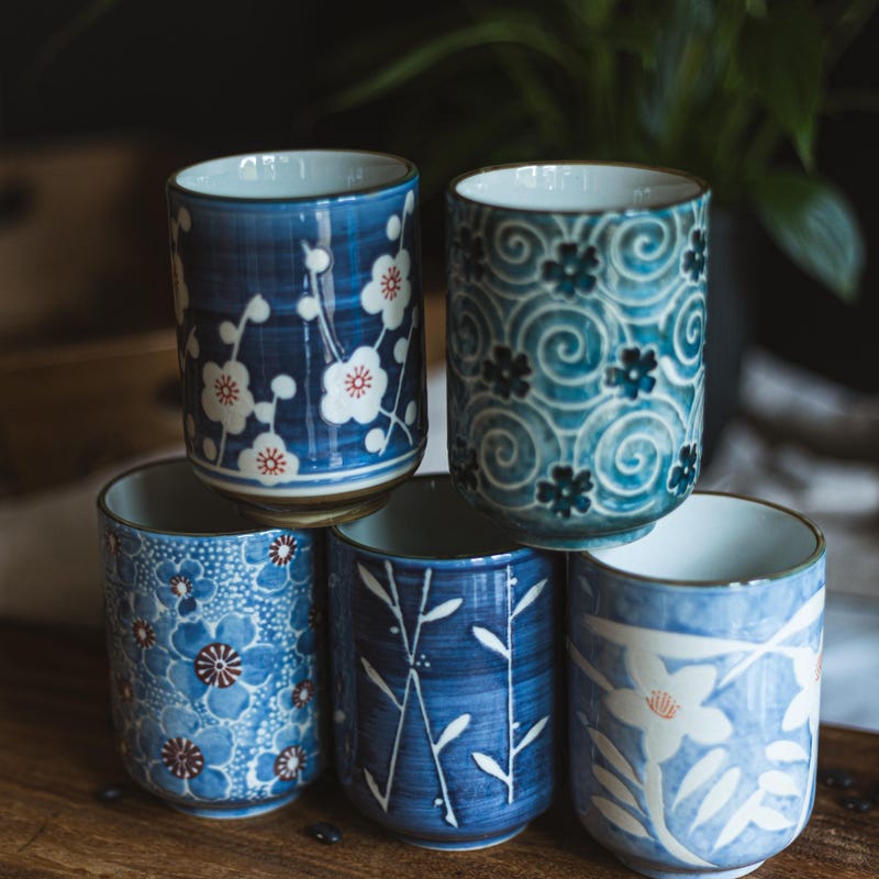 Ceramic Japanese Tea Mugs - Etsy
