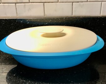 Tupperware Blue Bowl | Etsy