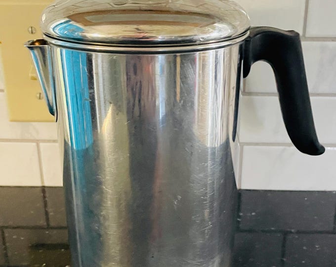 Complete!!! Copper Clad Revere Ware Percolator 8 Cup Double Ring - Etsy