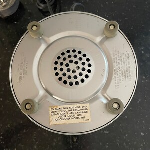 Vintage Beehive Osterizer 2 Speed Model 235 A , 425. Watt White Blender ...