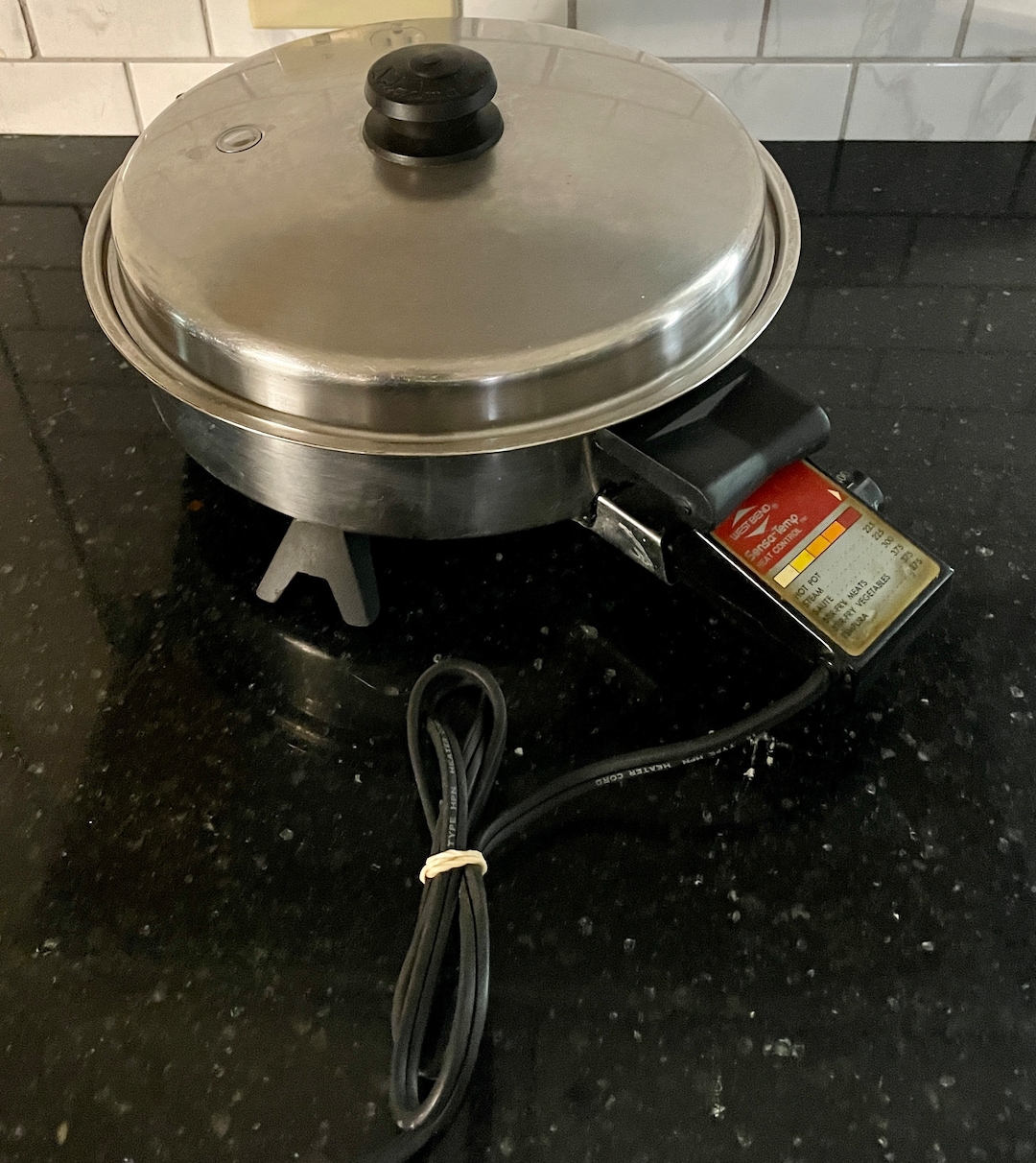 Vintage Saladmaster 11 Inch Electric Skillet Model 7817 Liquid Core ...