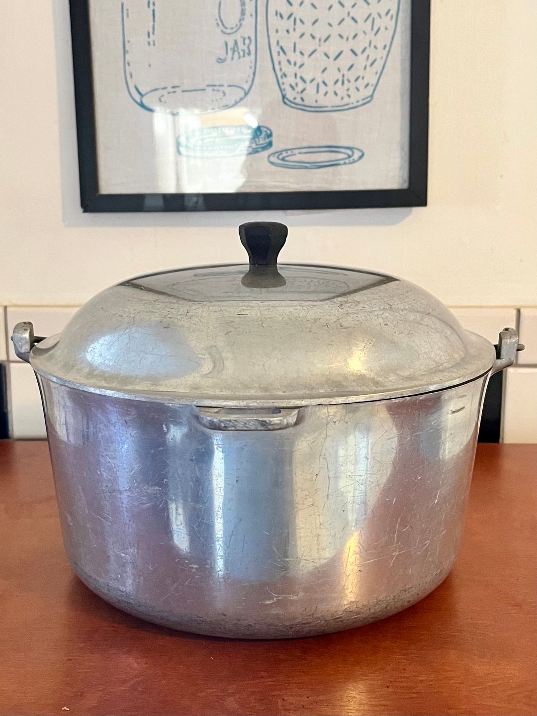 Vintage Household Institute Cast Aluminum Dutch Oven Cook Pot W/ Bail ...