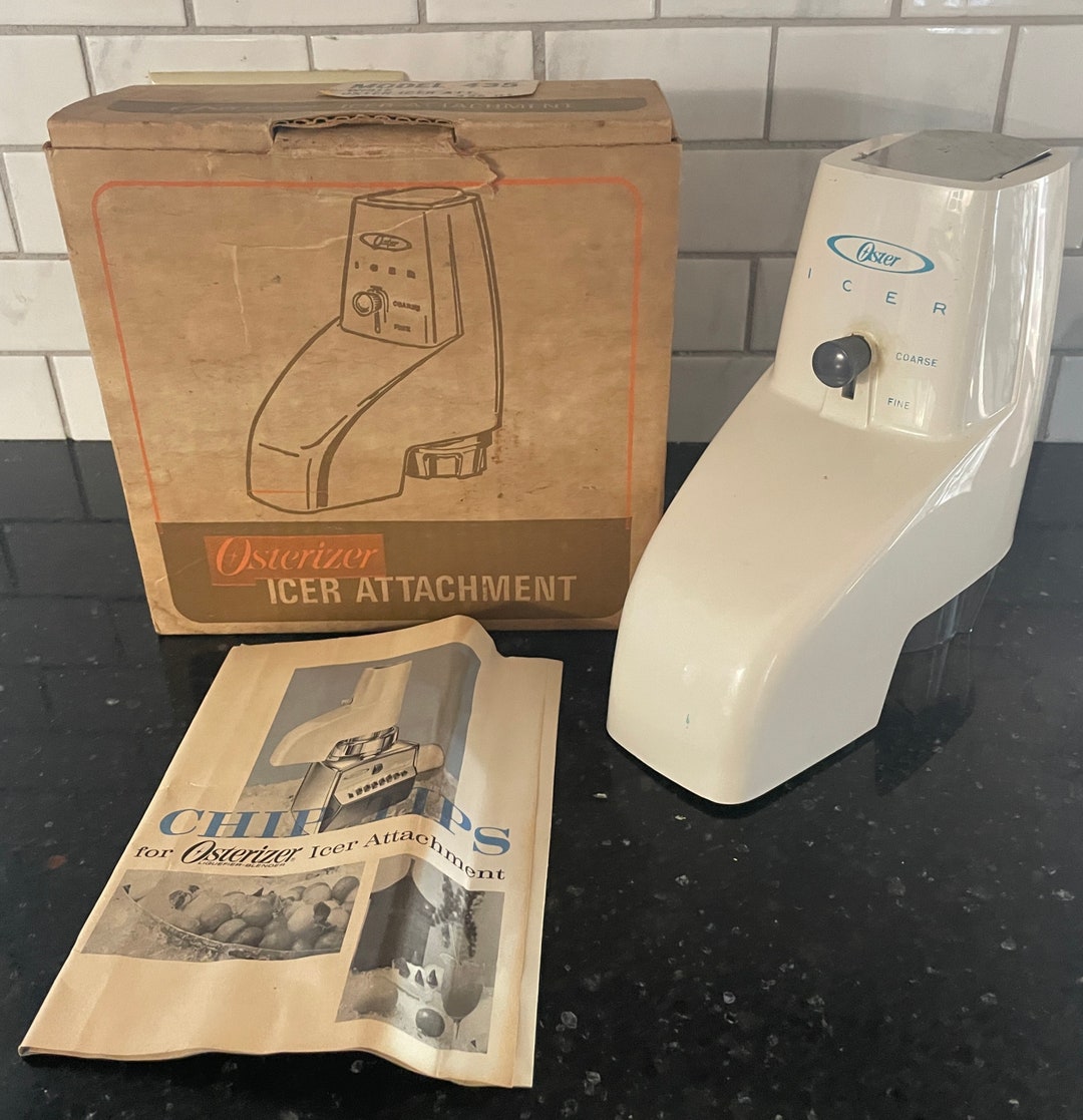 Vintage 1960's Oster Atomic Icer Attachment Model #435 for the Oster ...