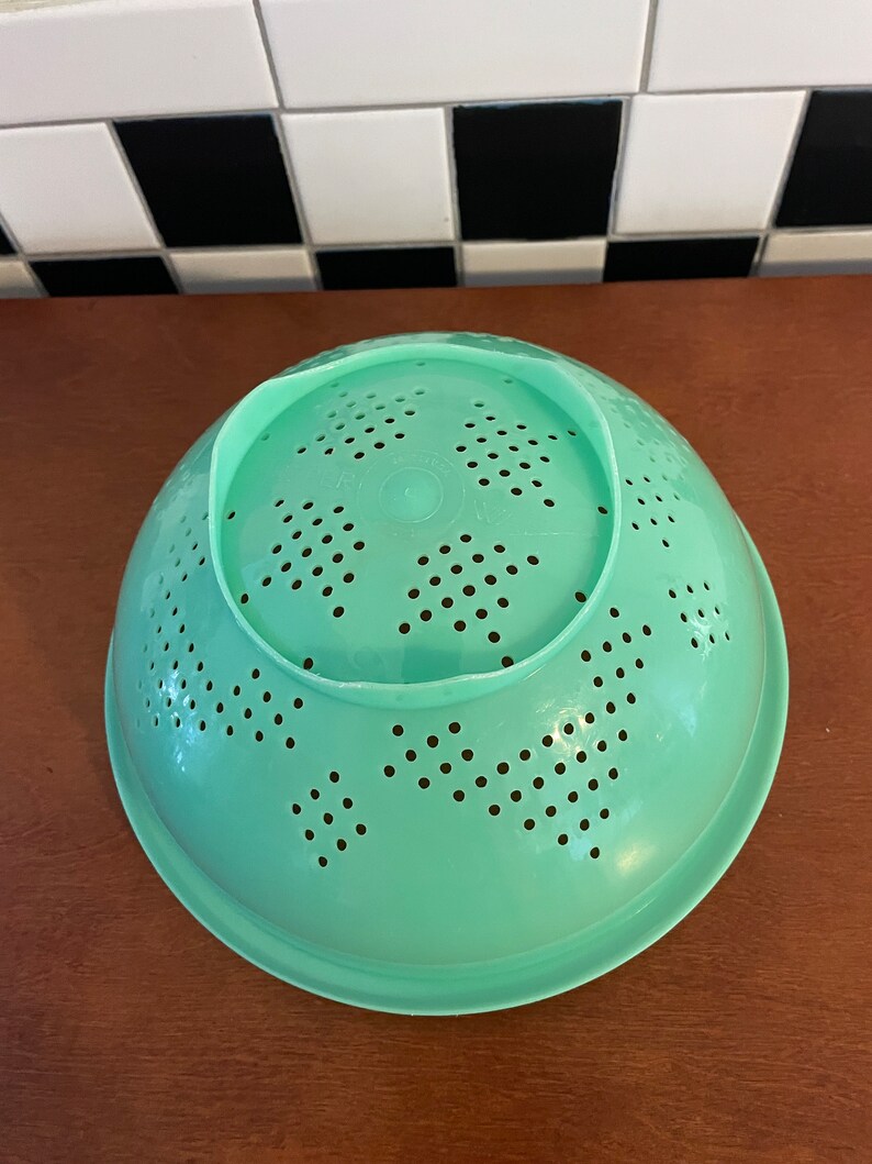 Vintage Signature Green Tupperware Colanderplastic Strainer 1960's - Etsy