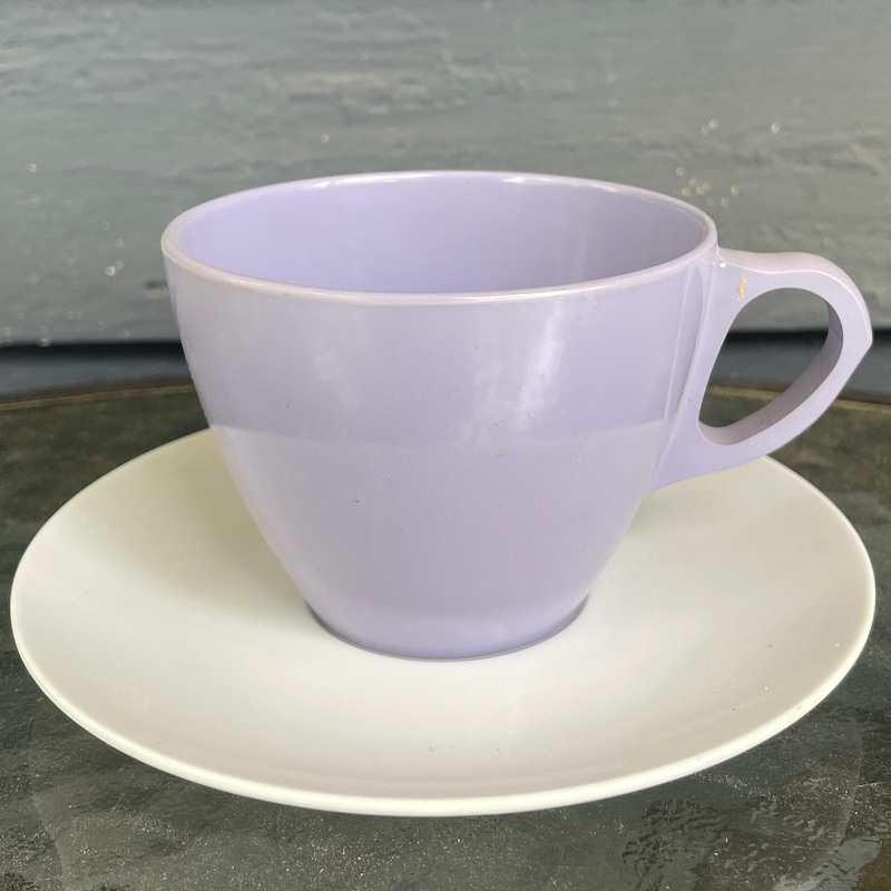 Purple Tea Cup - Etsy