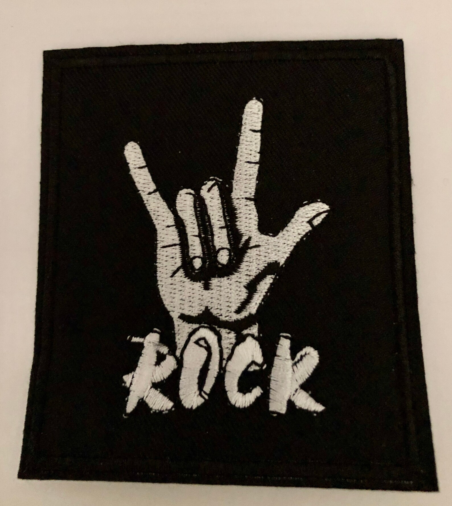 Rock Devils horns Hierro en parche 3 3/8 pulgadas | Etsy