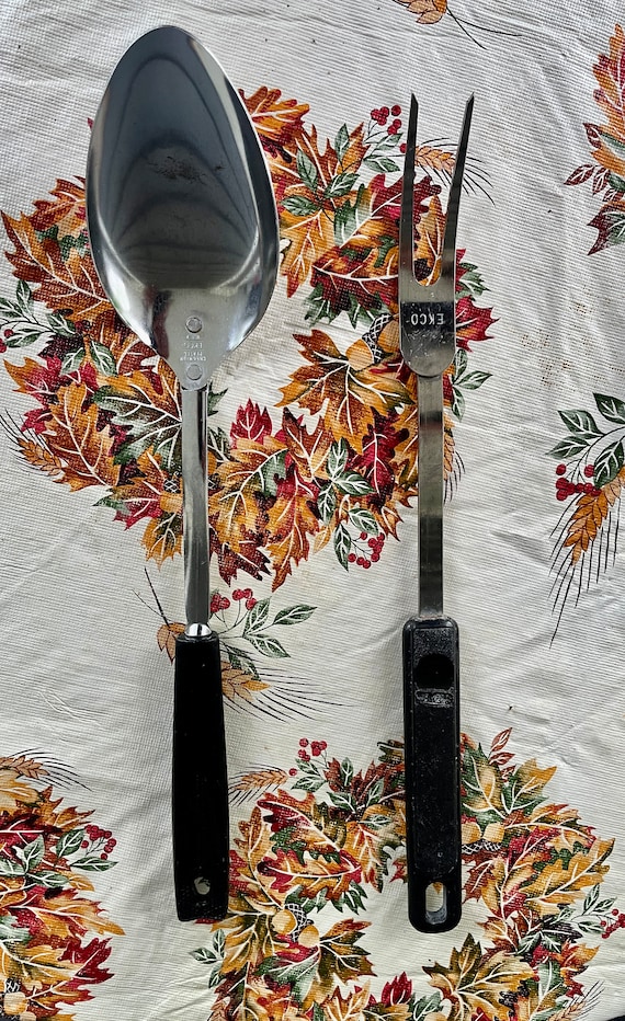 Vintage Ecko Stainless Spoon/fork Kitchen Utensil Cooking - Etsy