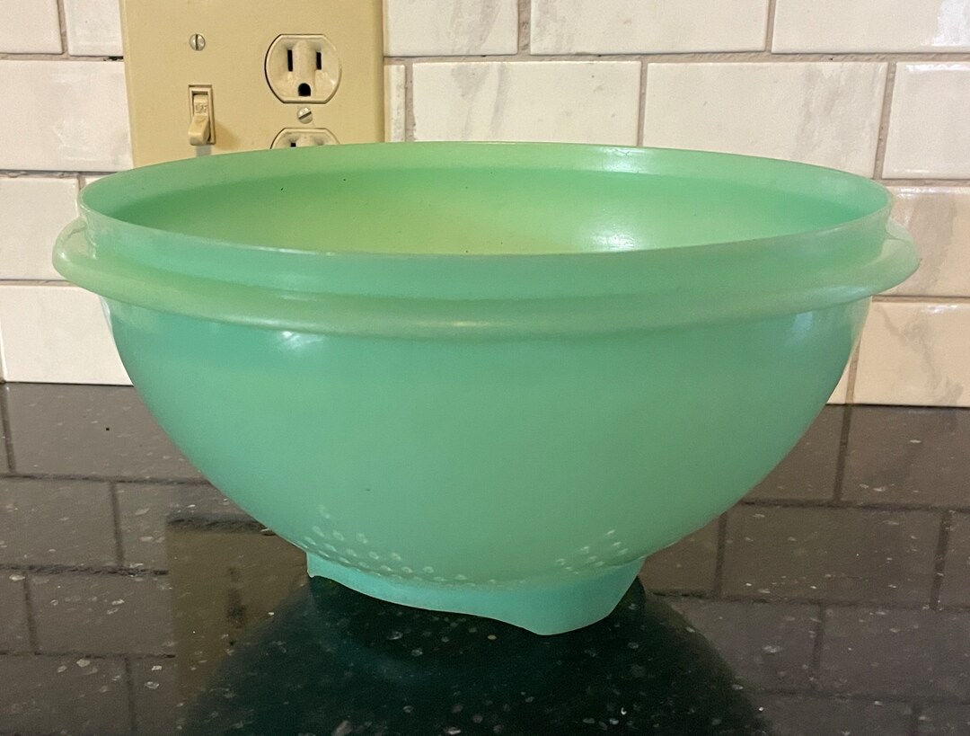 Vintage Signature Green Tupperware Colanderplastic Strainer 1960's - Etsy