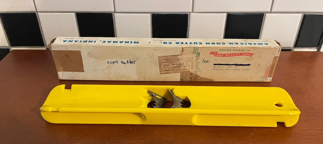 Vintage 1970's American Corn Cutter Co Kitchen Gadget Made in Winamac ...