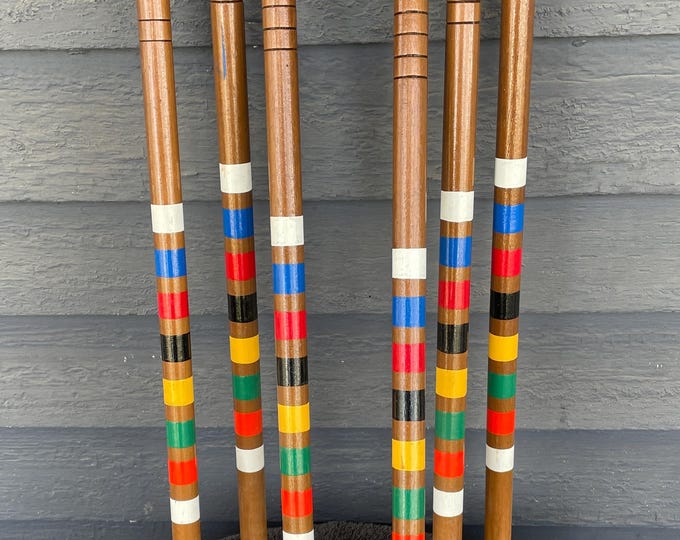 Vintage 1990's Croquet Mallets 6 to Choice From All the Same - Etsy