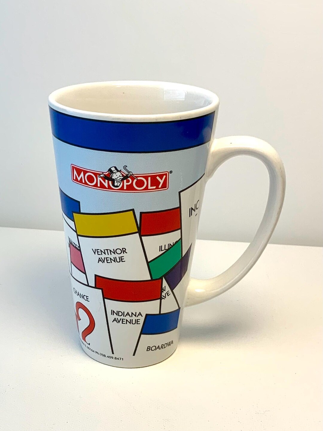 Vintage 1999 Monopoly Mug - Monopoly Board Game Coffee Cup Mug - Etsy ...