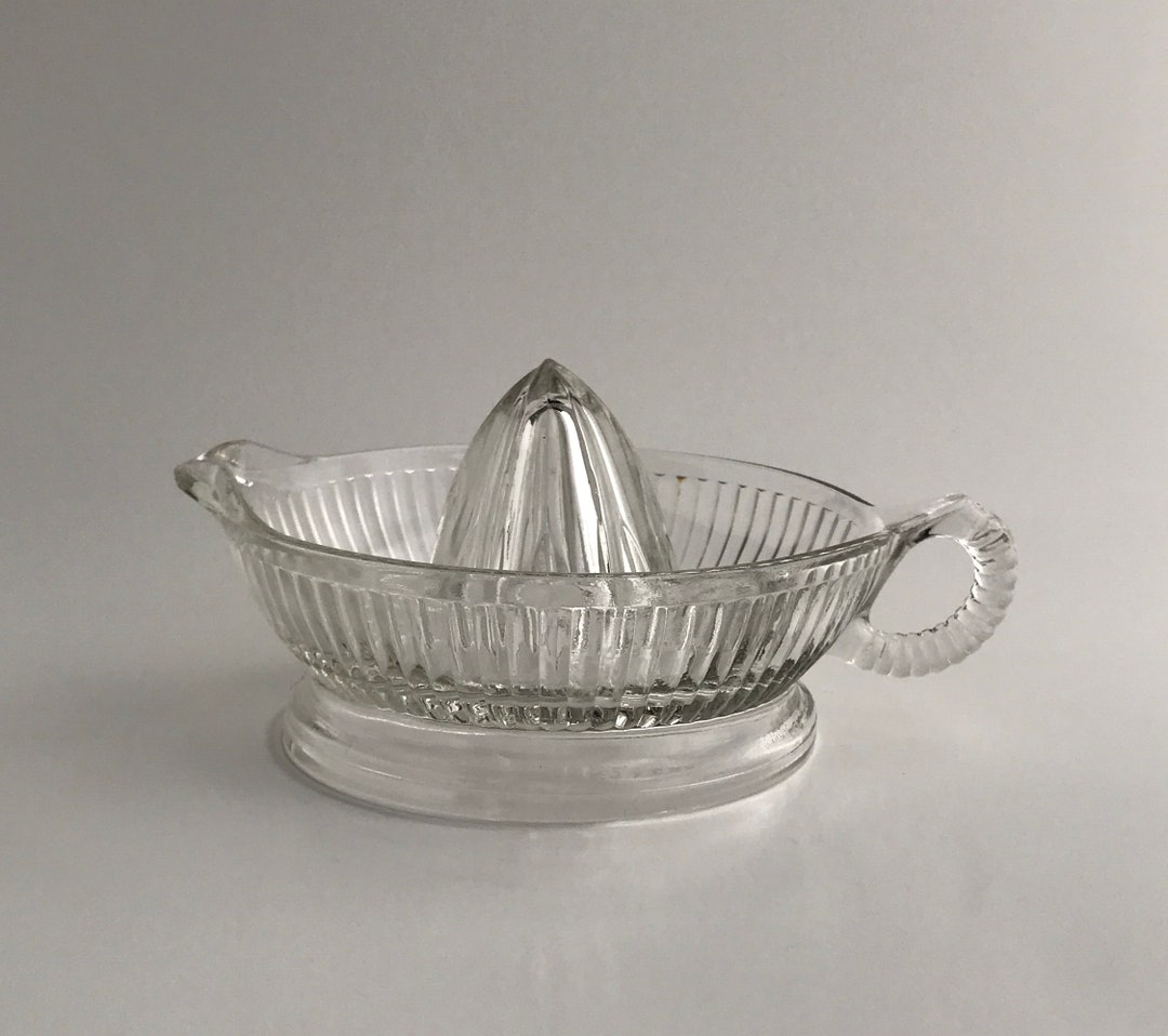 Vintage Crystal Orange Juice Reamer - Etsy