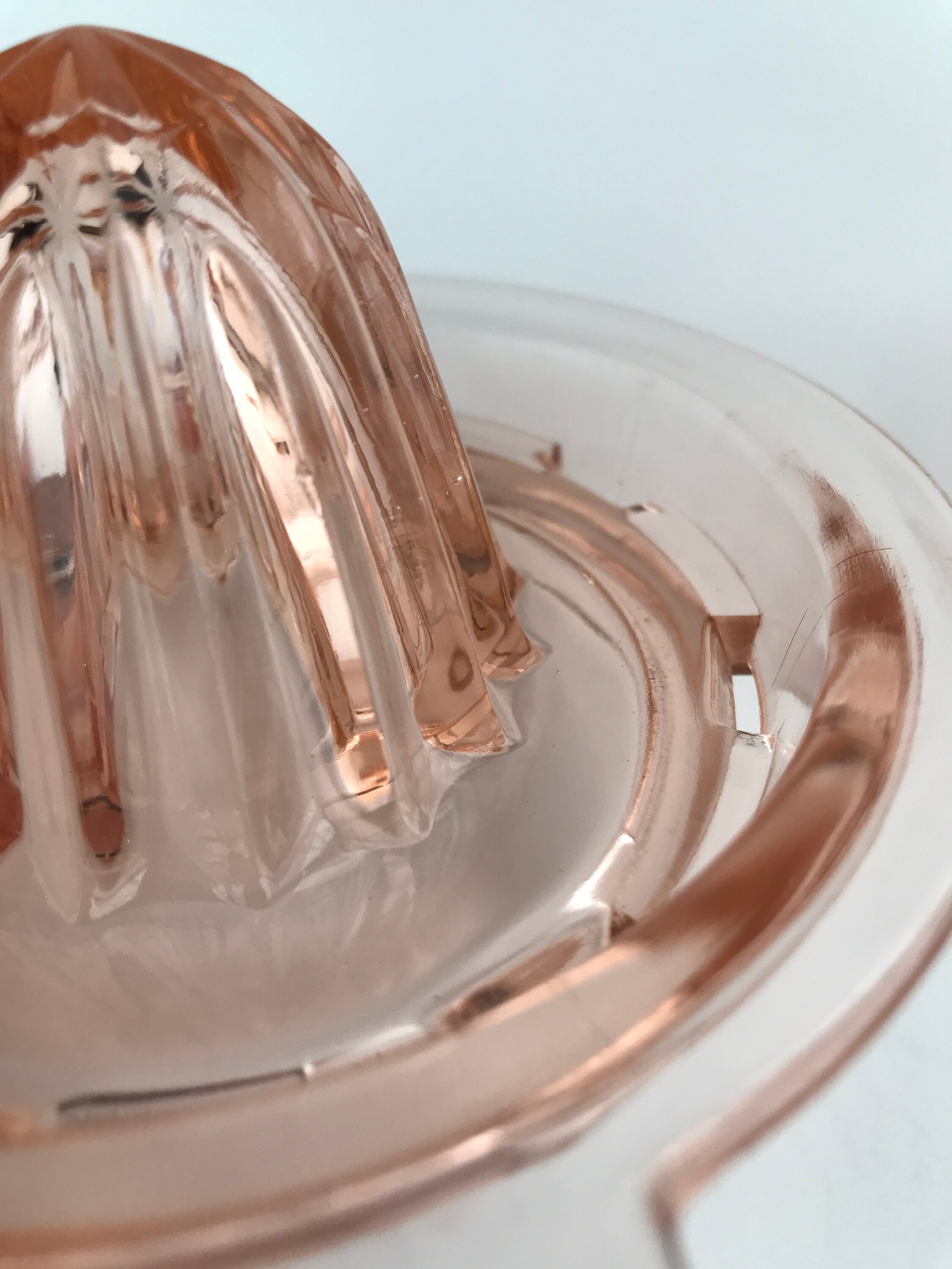 Vintage Pink Hazel Atlas 2 Cup Measuring Pitcher and Reamer - Etsy