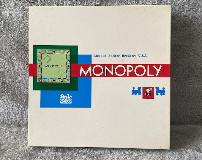 1961 French Monopoly Board Game - Etsy