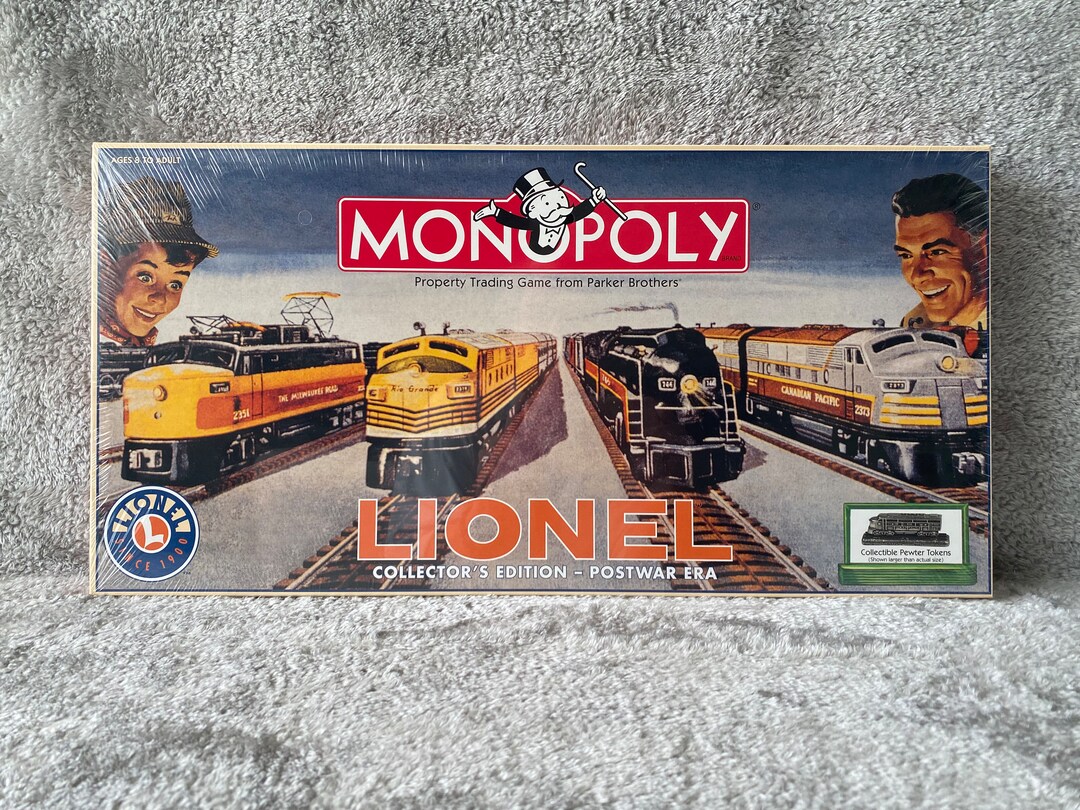 2000 Lionel Monopoly Board Game - Etsy